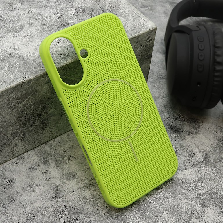Zastitna maska (futrola) LUME MagSafe - iPhone 16 (6.1) zelena (MS)