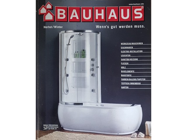 Katalog Robne Kuće `BAUHAUS` Germany 2009