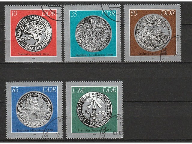 DDR - 1986 - Historical Coins: Cities Credits
