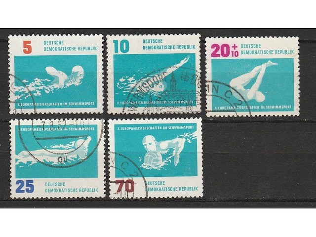 DDR - 1962 - European Swimming Championships, Leipzig