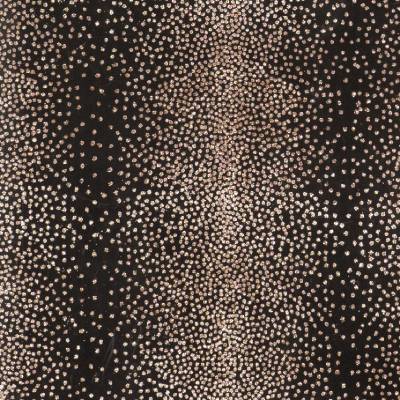 Ukrasni papir 2m - Glitterati, Lots of Dots, Sand On Black