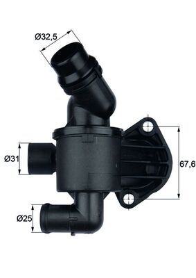 Termostat, rashladna tečnost MAHLE TI 34 87