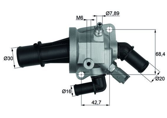 Termostat, rashladna tečnost MAHLE TI 164 88