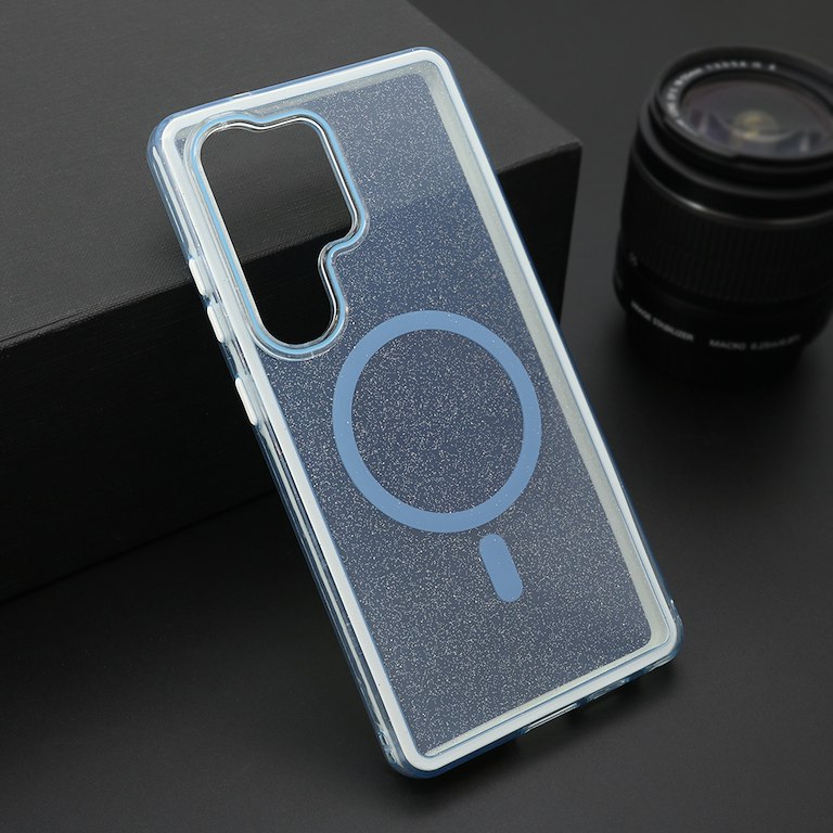 Zastitna maska (futrola) CRYSTAL MagSafe - Samsung S938 Galaxy S25 Ultra 5G plava (MS)