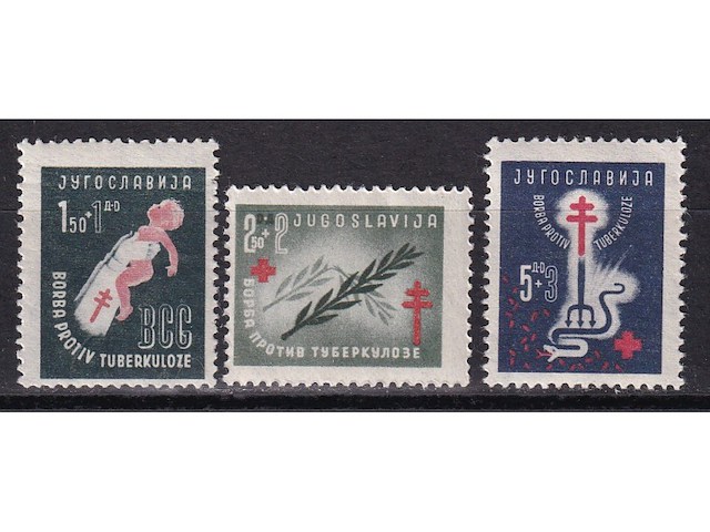 Jugoslavija 1948 Borba protiv tuberkuloze MNH