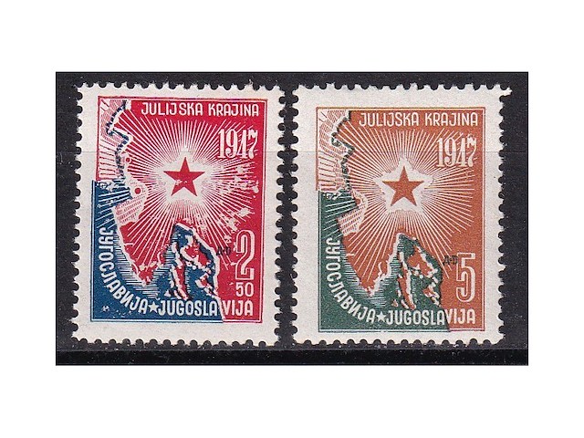 Jugoslavija 1947 Julijska krajina Istra MNH