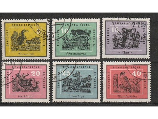 DDR - 1959 - Native Birds