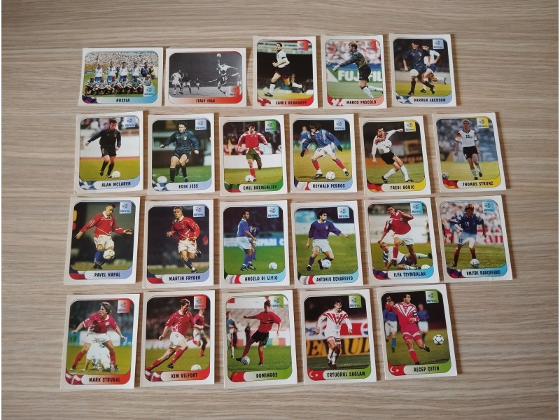 Euro 96 Merlin - 22 Razlicite zive slicice