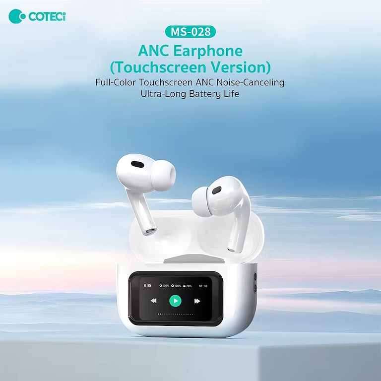Bluetooth slusalice Coteci MS-028 AI bele