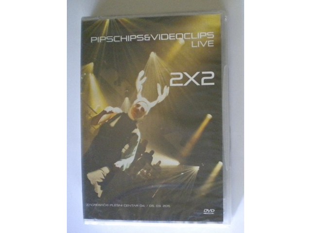 DVD `Pips, Chips and Videoclips-Live 2x2` (u celofanu)