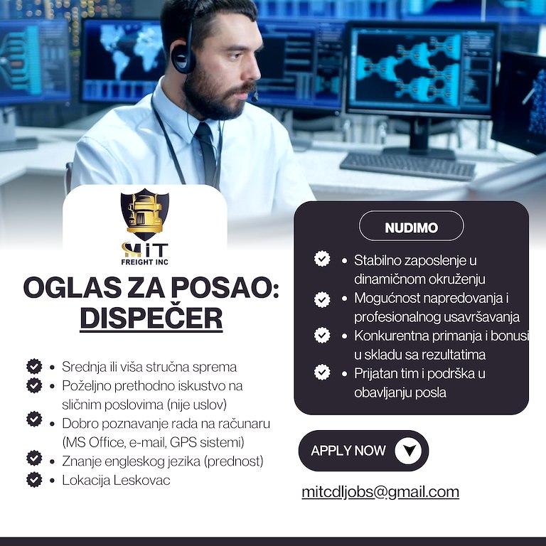 Tražimo radnika za stalno zaposljenje