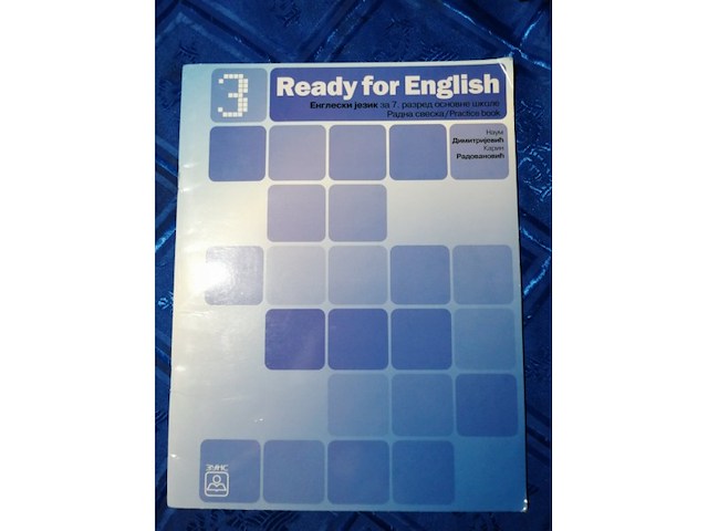 Ready for english 3 Radna sveska, Naum Dimitrijević