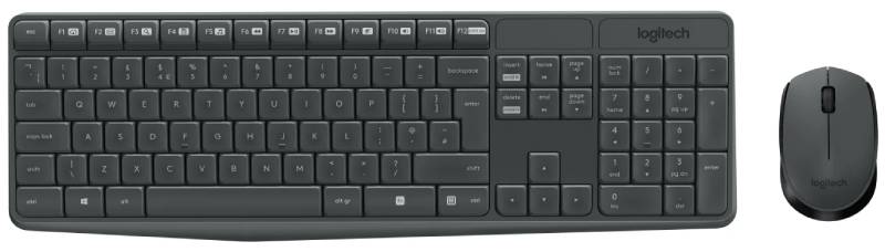 Logitech MK235 Wireless Desktop USB Gray US tastatura i mis