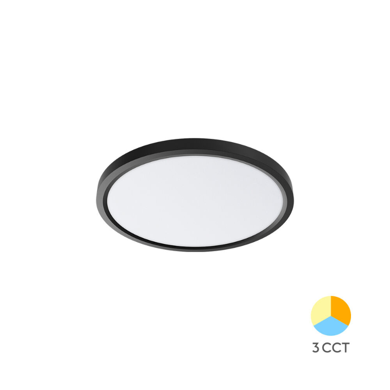 LED plafonjera 20W 3u1 crna BRY-JADE-SLR BP07-00281