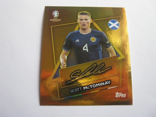 EURO 2024 Germany SCO SP Scoott McTominay,sa potpisom