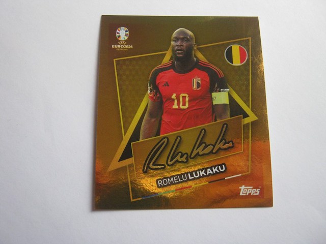 EURO 2024 Germany BEL SP Romelu Lukaku,sa potpisom