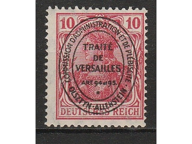 Deutsche Abstimmungsgebiete - Allenstein - 1920 - MH