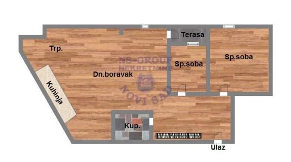Dvoiposoban stan na prodaju, 58m2, 148.250€