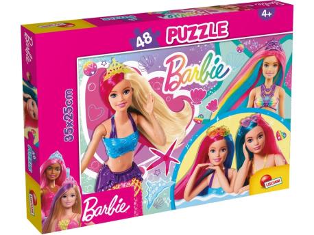 LISCIANI Slagalica 48pcs Barbie 2u1 složi I oboji