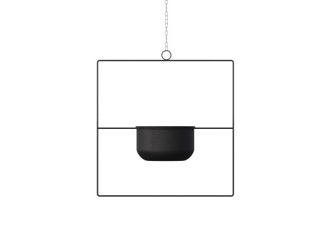 WALLXPERT Decorative Pot saksija Pandantif Black