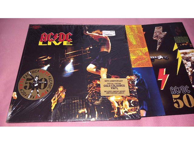 AC/DC - Live (2xLP, EU) Gold, 180g, 50th Anniversary