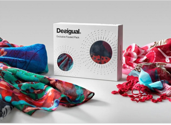 DESIGUAL ORIGINAL 2 esarpe u pakovanju