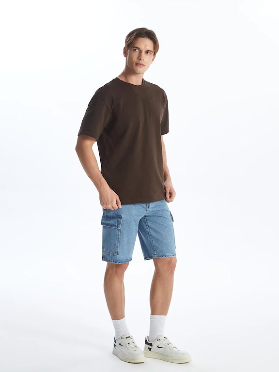 LC Waikiki Muški teksas šorc S4FI86Z8-311, Indigo