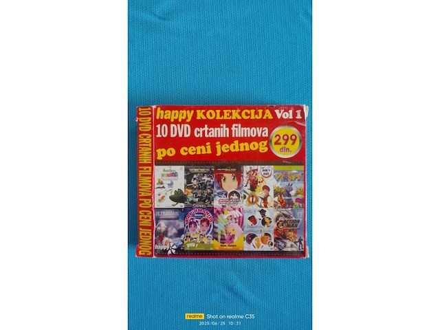 10 DVD HAPPY KOLEKCIJA VOLUMEN 01