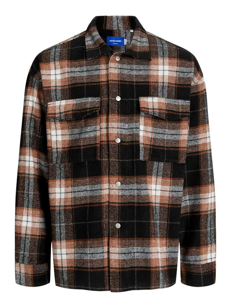 Jack&Jones Muška košulja Vesterbro, Braon-Crna
