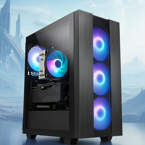VIP AMD gaming računar CORE 56X sa Ryzen 5 9600X, RTX 5060 Ti 16GB, 16GB DDR5 i 1TB SSD-om – idealan za korisnike koji žele moderan gejming dizajn
