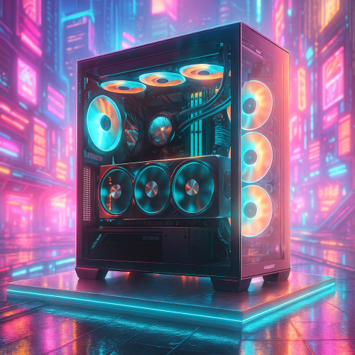 VIP AMD gaming računar ZEROFRAME X3D sa Ryzen 7 7800X3D, RTX 5070 Ti 16GB, 32GB DDR5 i 2TB SSD-om – idealan za gejmere koji žele performanse i vizuelno iskustvo