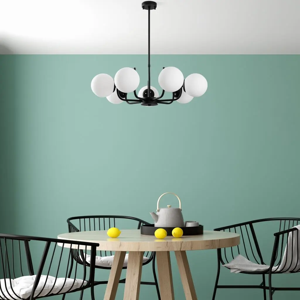 Opviq Luster Antler-13769, 74cm, IP20, Crno-beli