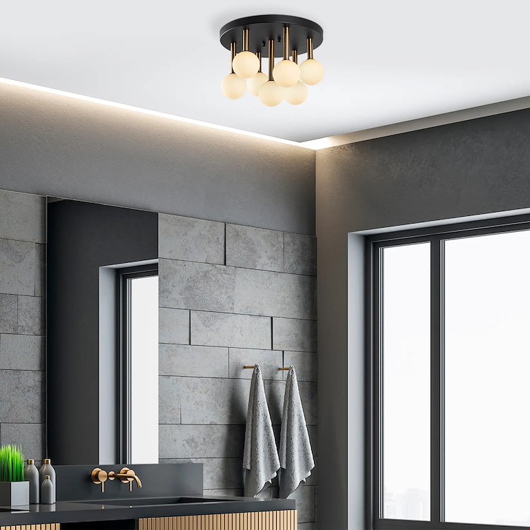 Opviq Luster Even-11755, 44x44x40 cm, 7xG9
