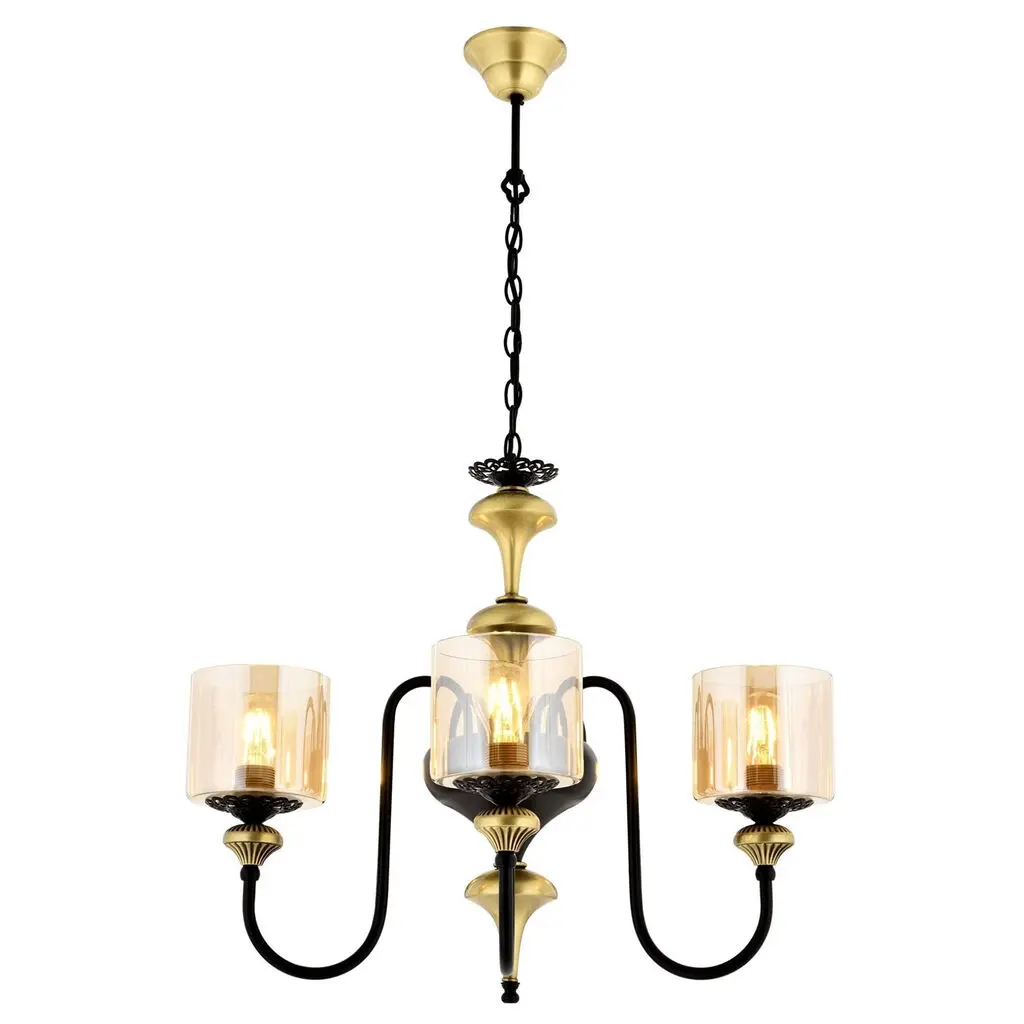 Opviq Luster Av-4161-3E, 98x62cm, Crno-zlatne boje