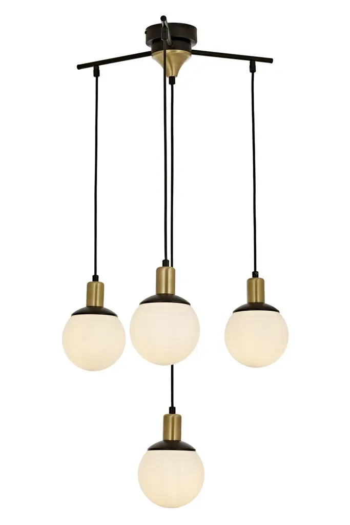 Opviq Luster Av-1838-4Bsy, 110x54cm, Crno-zlatne boje