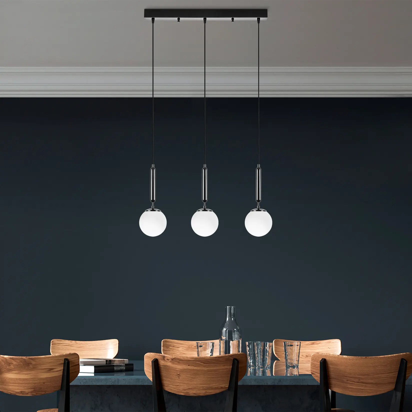 Opviq Luster King-11464, 62x15x134 cm, 3xE14