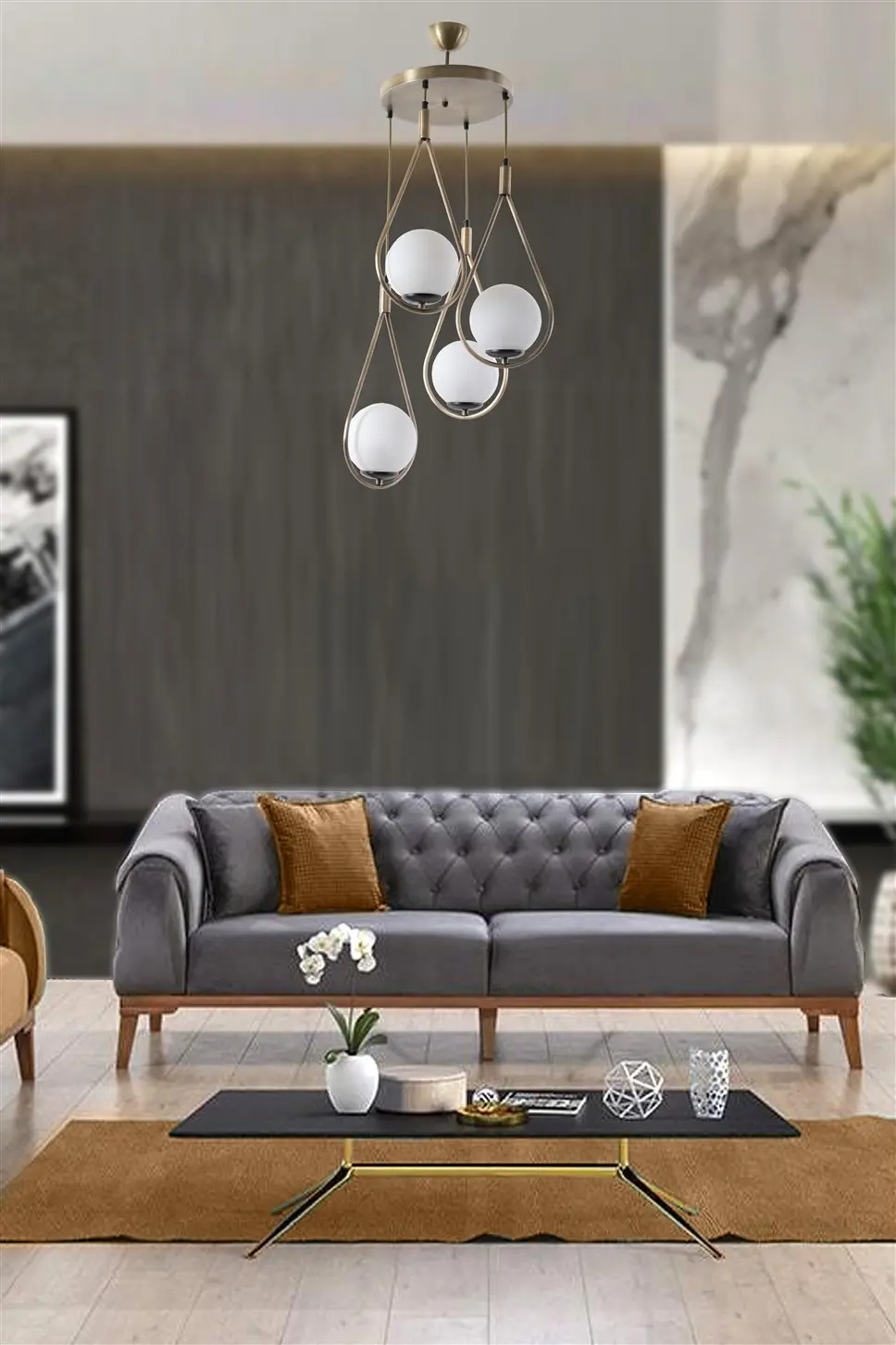 Opviq Luster Damla, 70cm, 30 cm