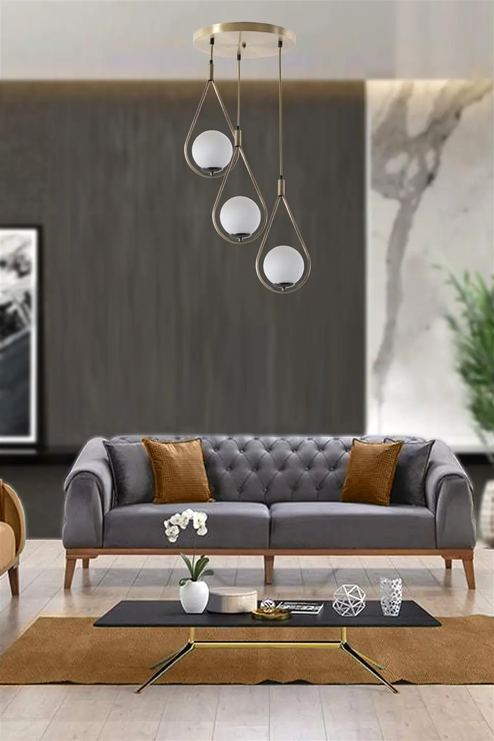 Opviq Luster Damla, 70cm, 30 cm