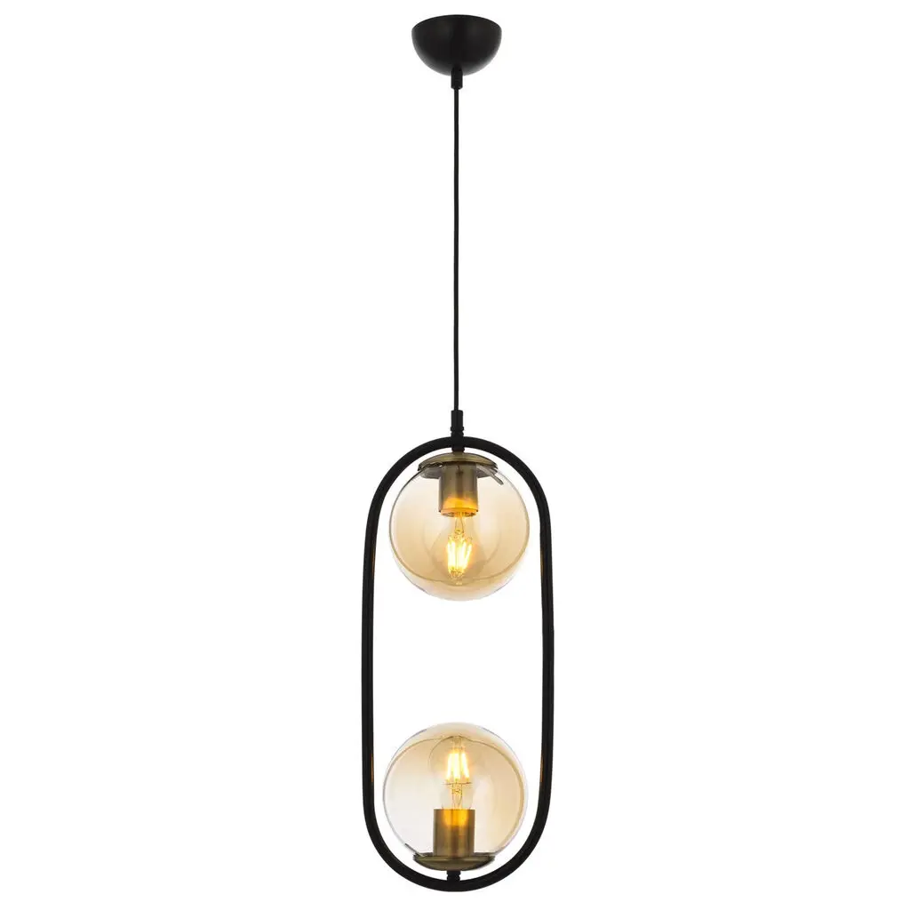 Opviq Luster Av-4275-2Bsy, 100x16cm, Crni