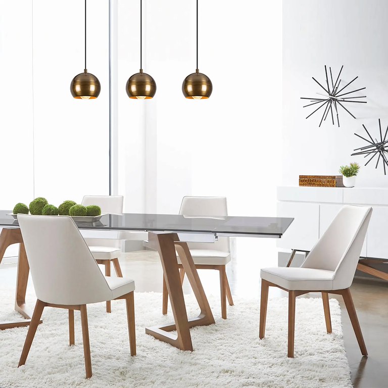 Opviq Luster Berceste-242-S1, 111cm, 65x15 cm, Zlatne boje