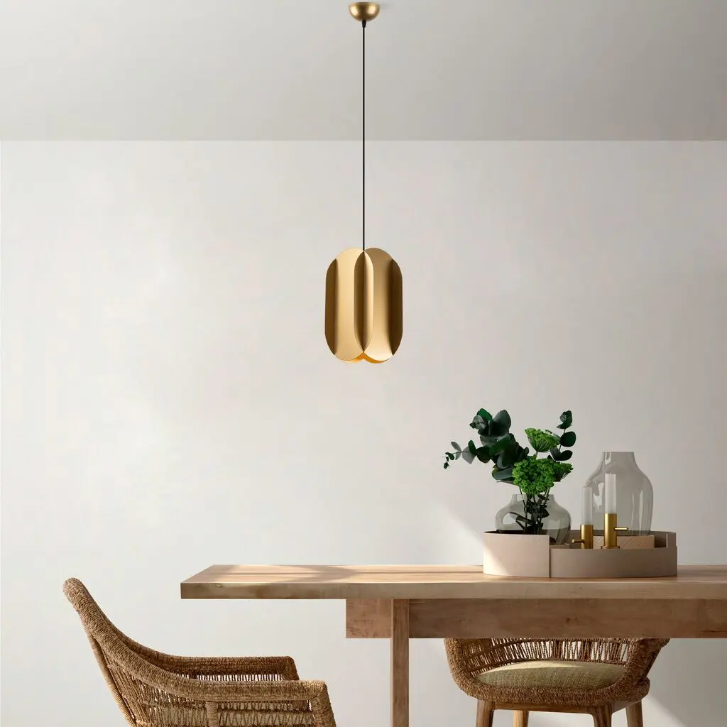 Opviq Luster Corner-13784-, 20cm, IP20, Zlatne boje