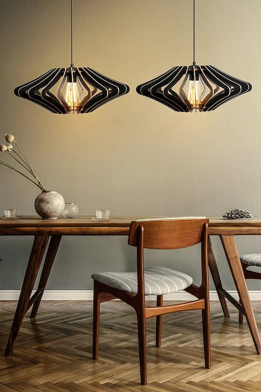 Opviq Luster 173, 55cm, E27, Crni