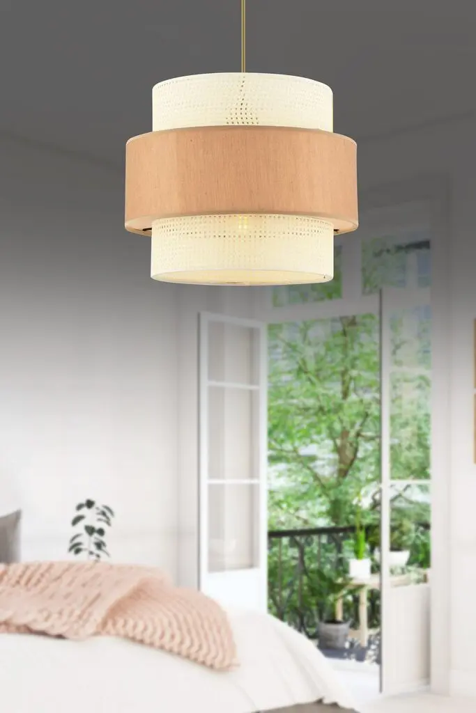Opviq Luster Cascade, 30x30cm, Krem-beli