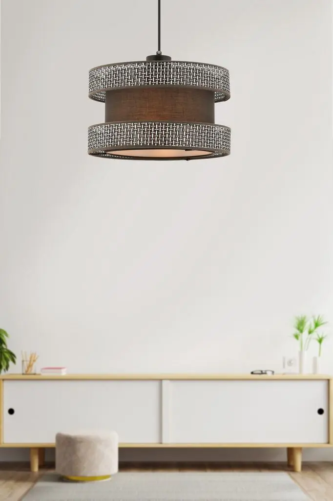 Opviq Luster Halo, 40x40cm, Antracit-crni