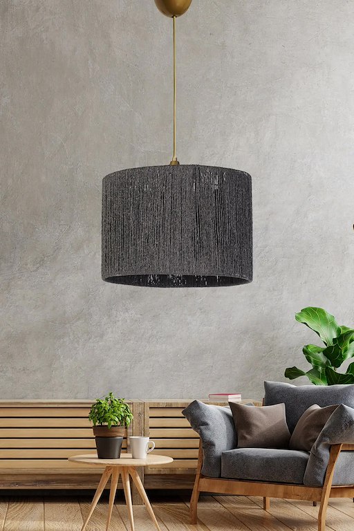 Opviq Luster YL243, 20cm, 30 cm, E27, 60 cm Kabl, Tamnosivi