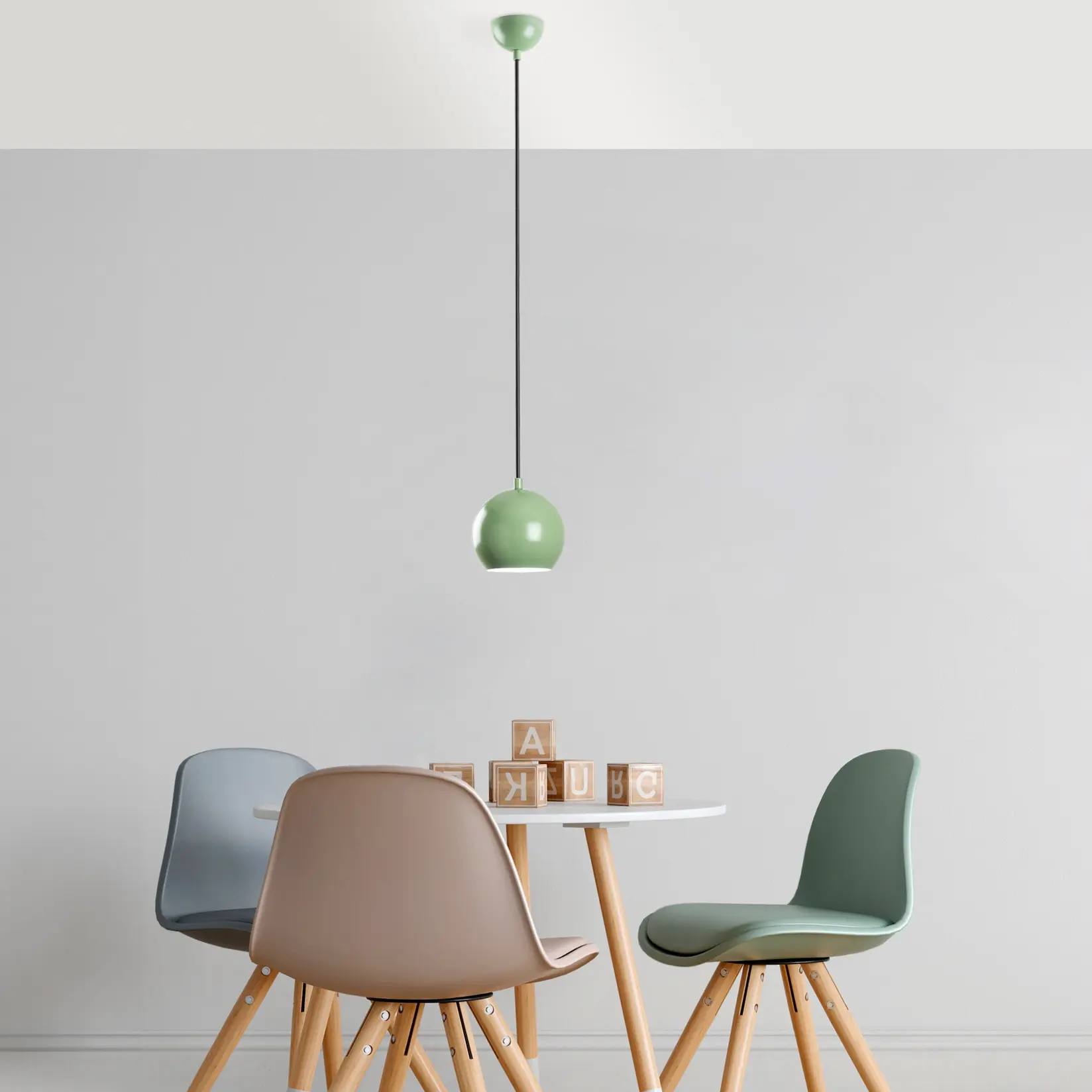Opviq Luster Top, 20-111cm, Ø15 cm, Zeleni