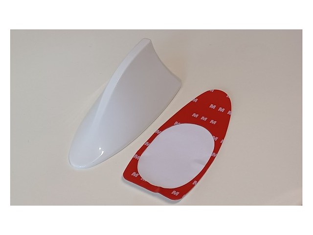 Shark auto antena bela