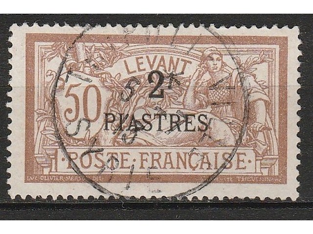 Turkey - French Post Office, Levant - 1902