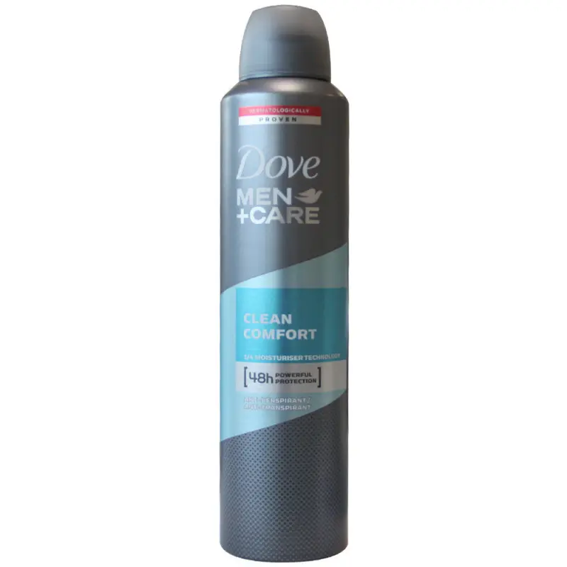 DOVE Muški dezodorans Clean Comfort, 250ml