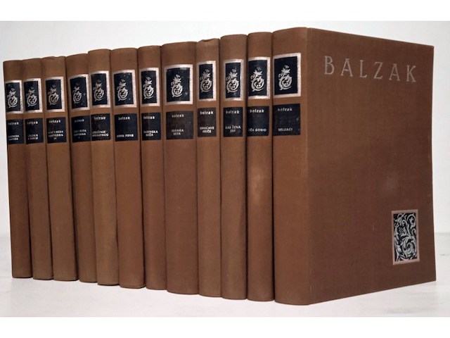 ONORE DE BALZAK, Komplet  1-12